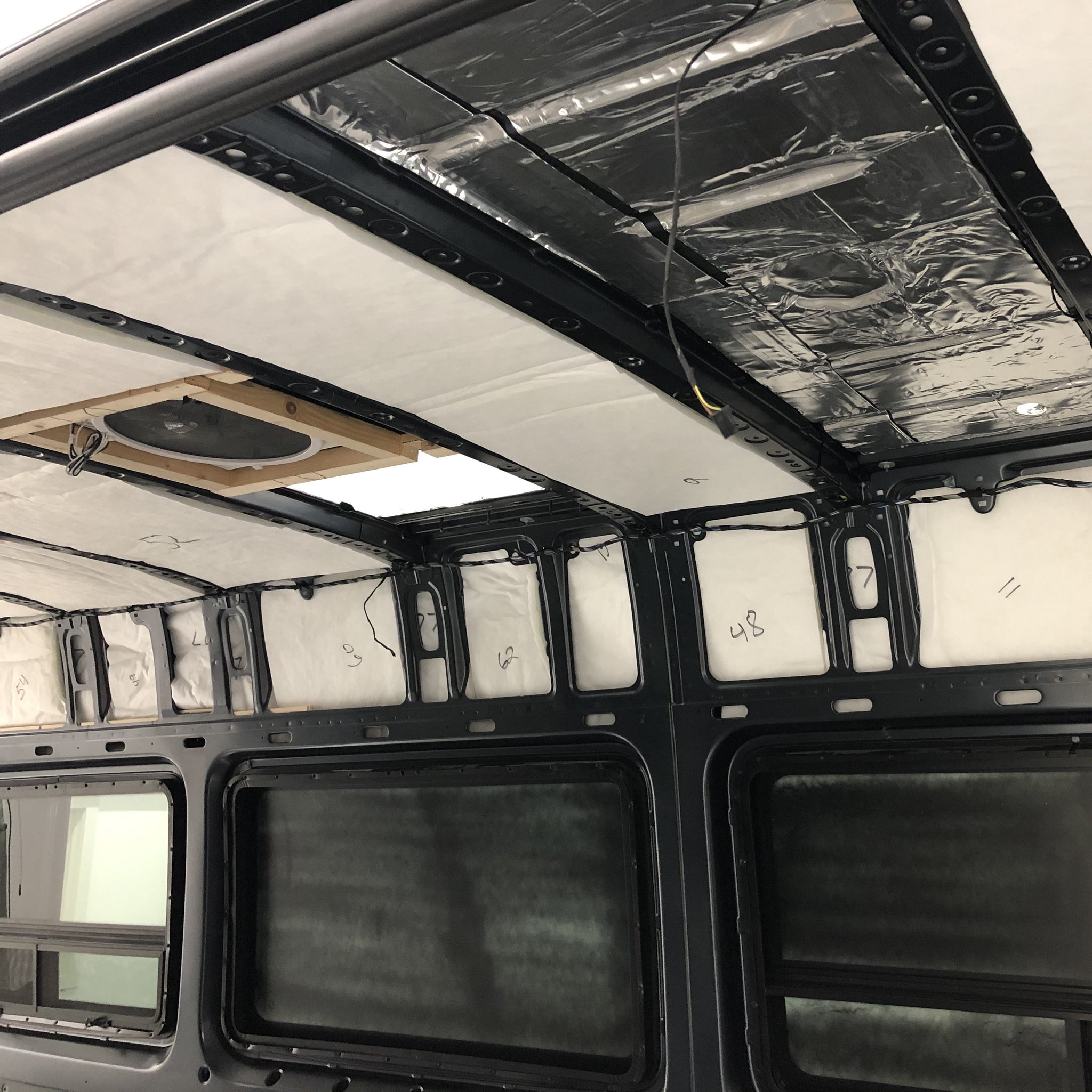Pre-cut Insulation Kit for Transits - 2022+/ current 148 Wheelbase ...