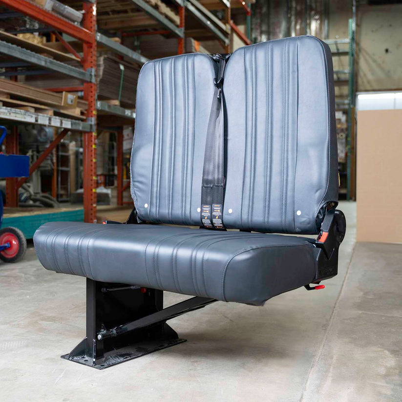 Passenger Side Double Foldaway Van Seat – 3PT Harness, Space-Saving ...
