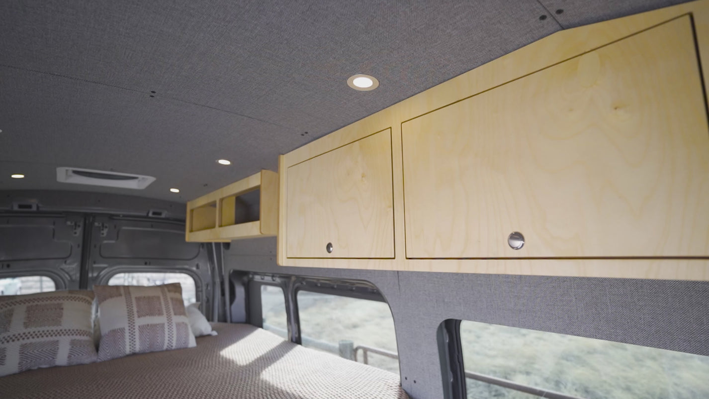 DIY Overhead Cabinet Kit for Ram ProMaster Vans | Baltic Birch, Easy ...