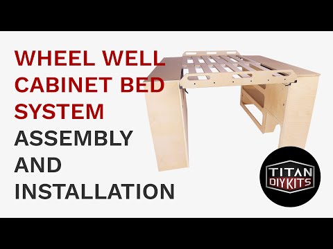 Sprinter Van Bed and Wheel Well Cabinets | Camper Van Conversion Kit ...