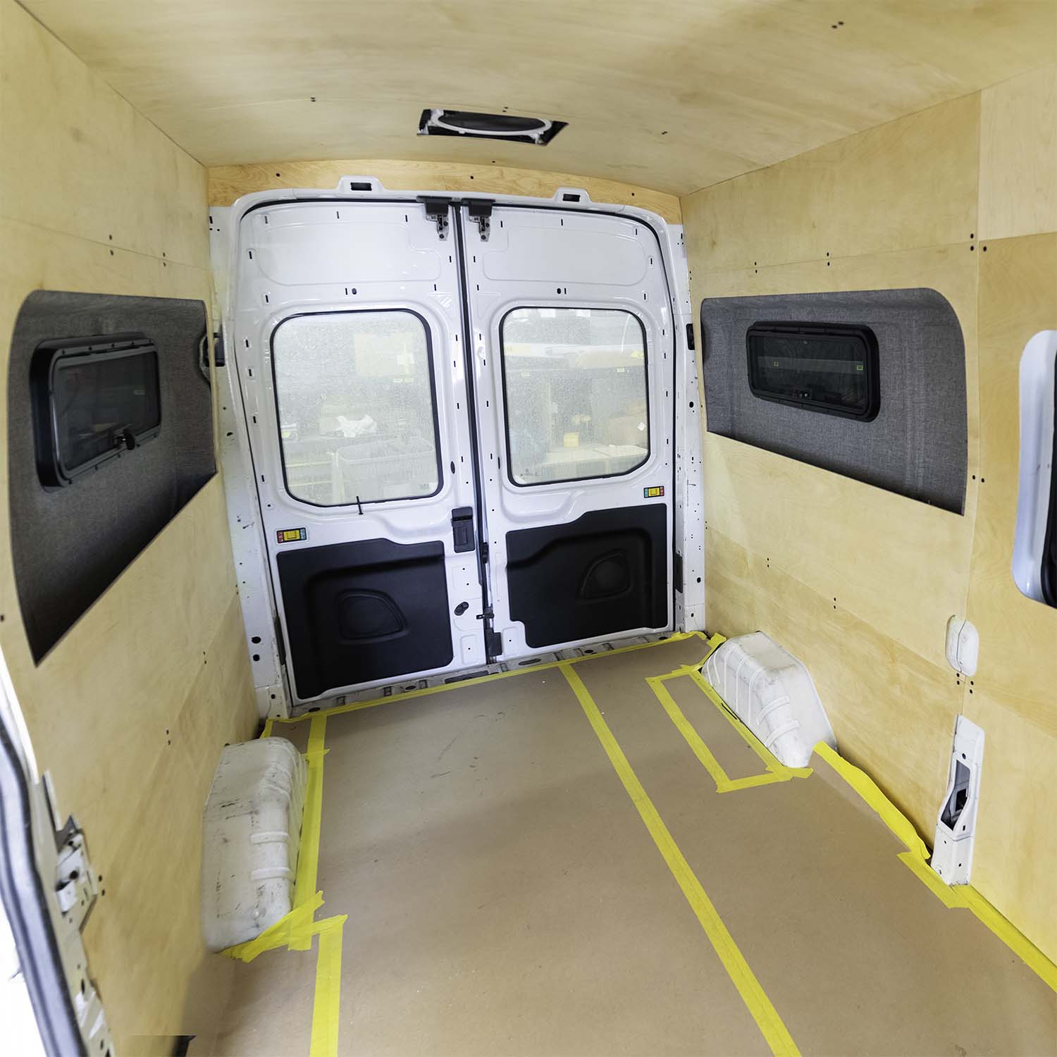 DIY Baltic Birch Panels Kit for Ford Transit High Roof Vans – Timber ...