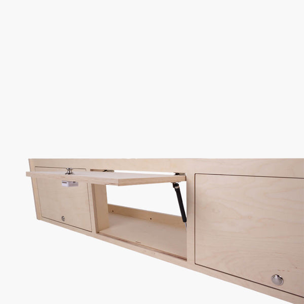 DIY Overhead Triple Cabinet Kit for Transit Vans - Baltic Birch, Soft ...